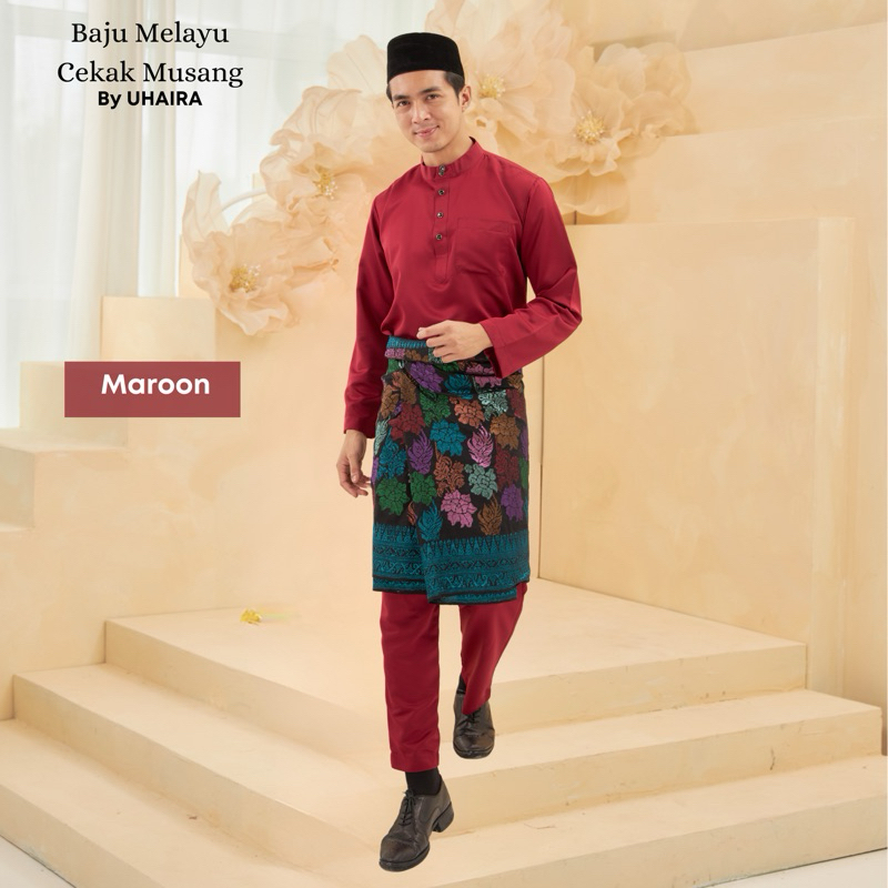 SALE | Baju Melayu Cekak Musang Regular Fit Plus Size BY UHAIRAREPUBLIC ...