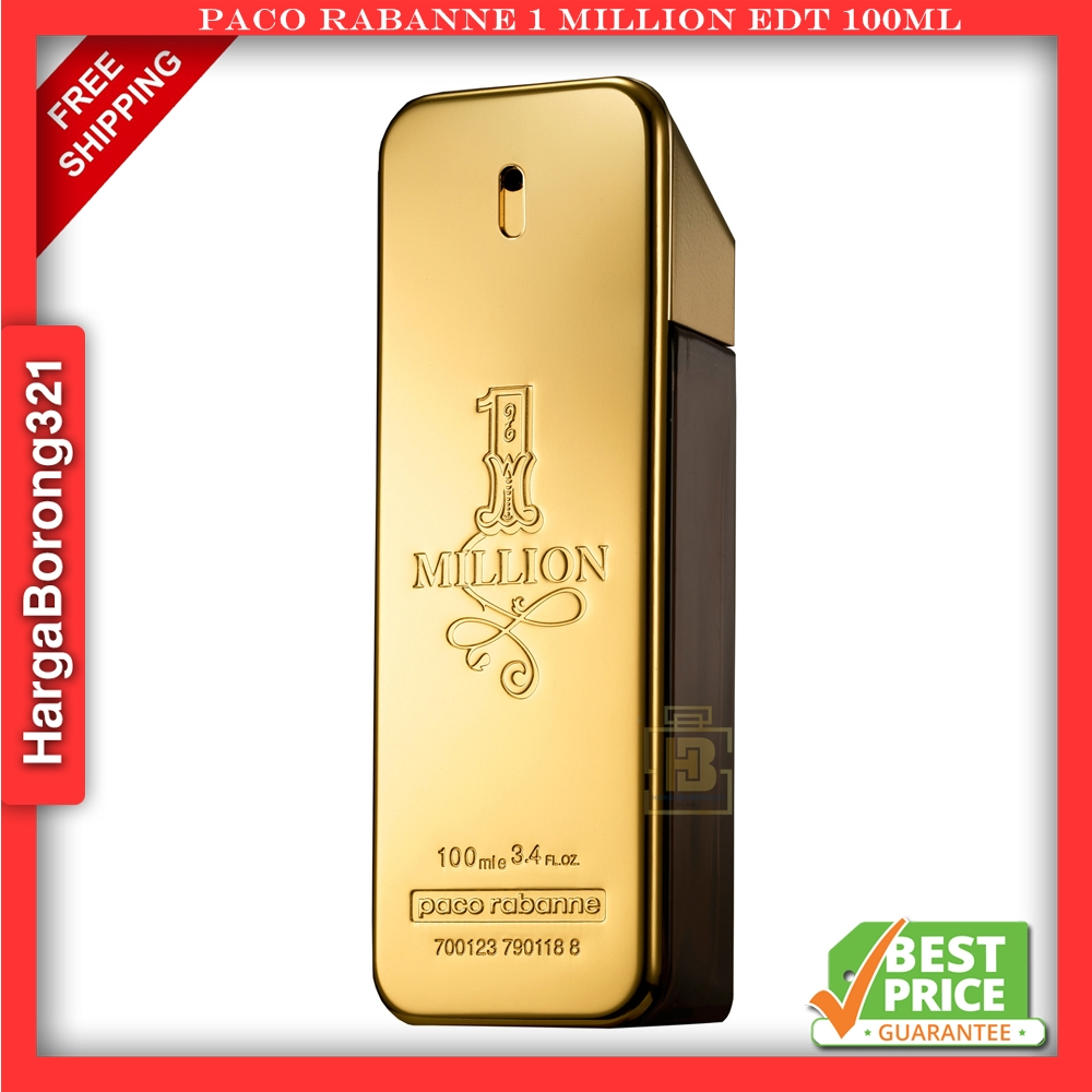 💯Pcao 1 One Million EDT 100ml Perfume For Men | Shopee Malaysia