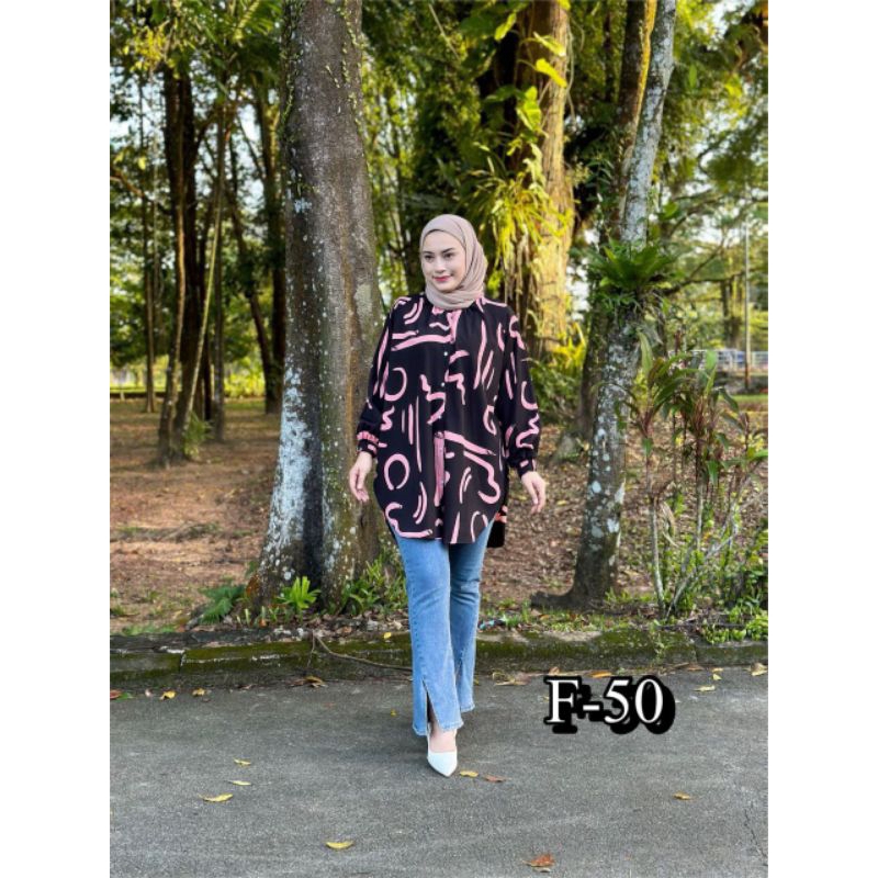 🔥 TMB 🔥 Blouse labuh saiz besar / Blouse big size / Baju saiz besar ...