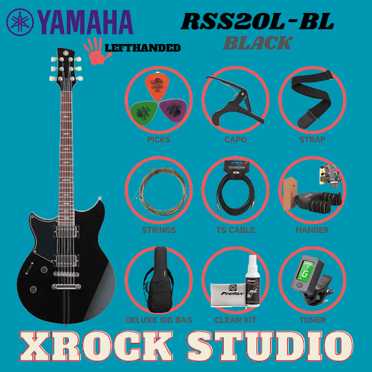 Yamaha Revstar Standard RSS20 Left-handed Electric Guitar - Swift Blue ...