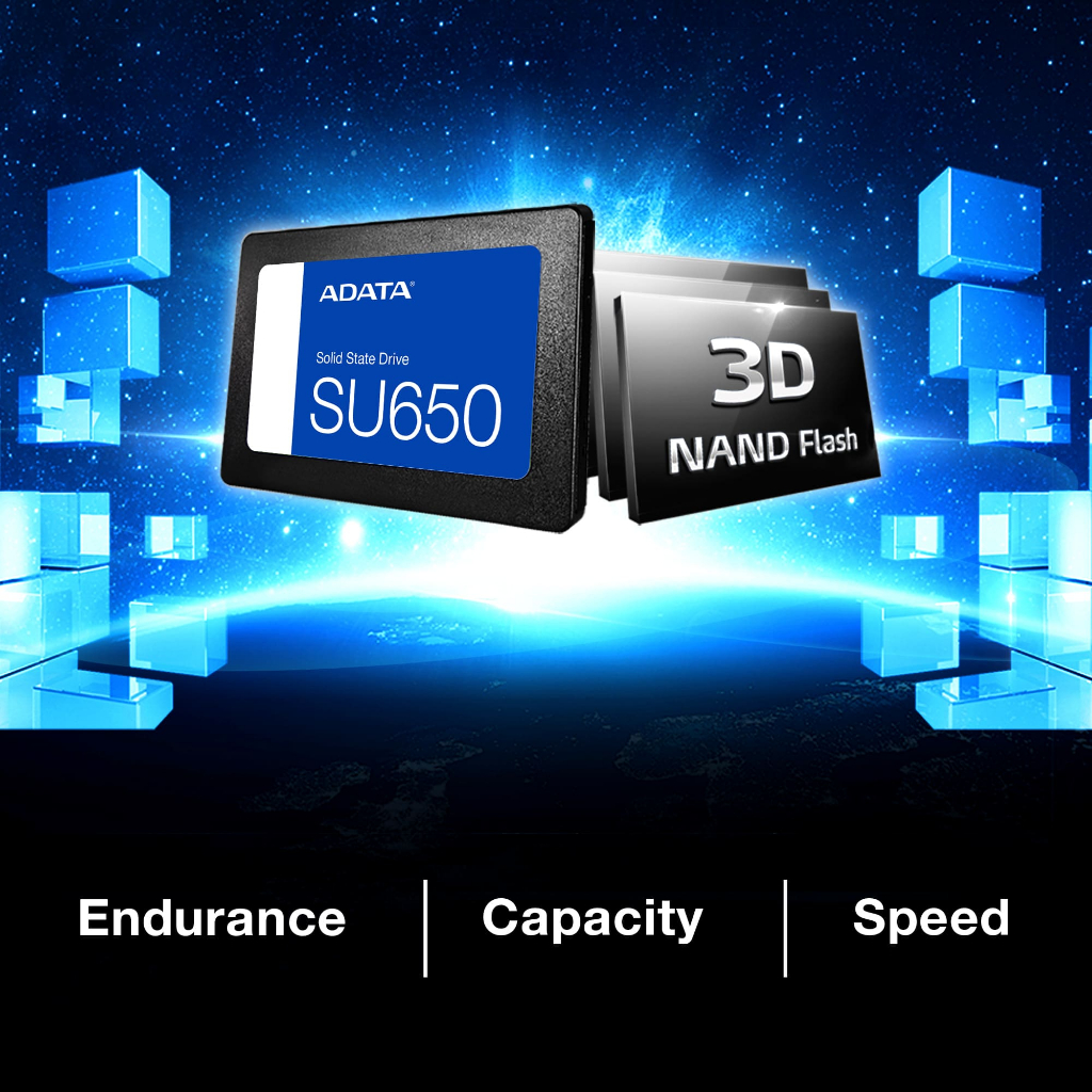 ADATA SSD SU650 2.5" SATA III ULTIMATE VALUE (120GB/240GB/256GB/480GB ...