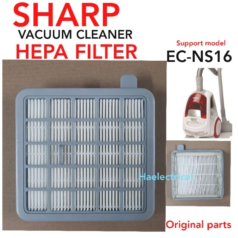 (Original Filter) Sharp Vacuum Hepa Filter EC-NS16 (Free Sponge ...