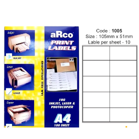 Arco Print / Addressing Labels All Size | Shopee Malaysia