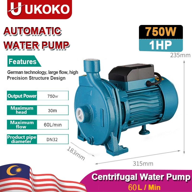 Automatic Centrifugal Water Pump 750W 1HP Self-Priming Water Pump Pam ...