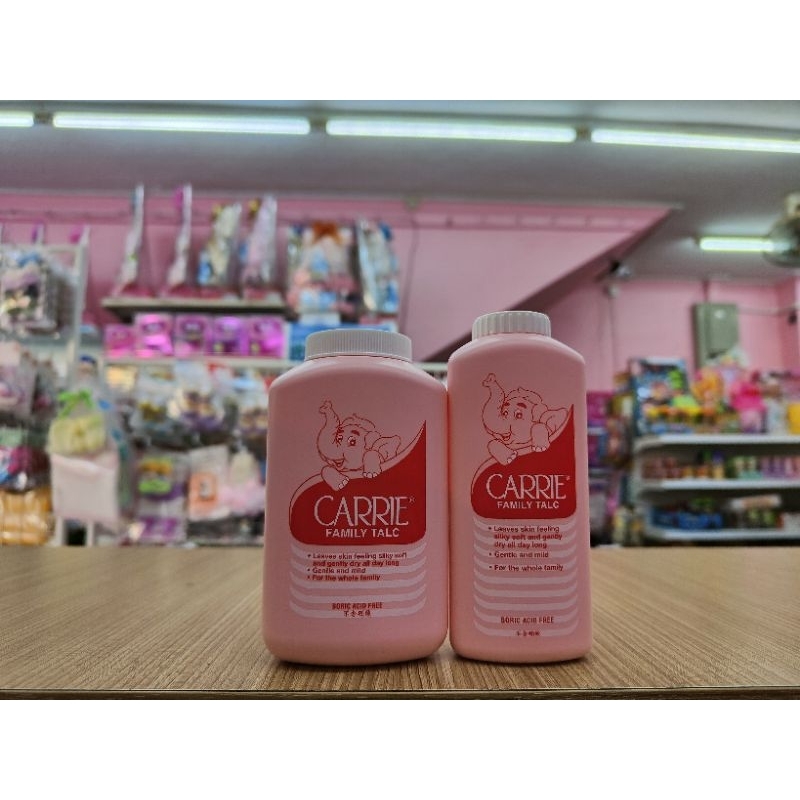 CARRIE® FAMILY TALC (75G/7150G) | Shopee Malaysia