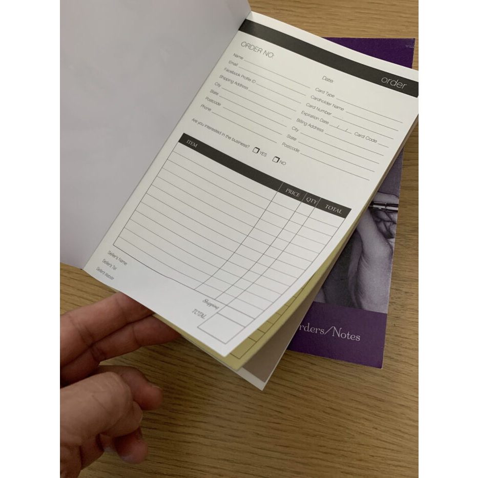 Custom Receipt Book with your Own Logo, A4 & A5 Size | Shopee Malaysia