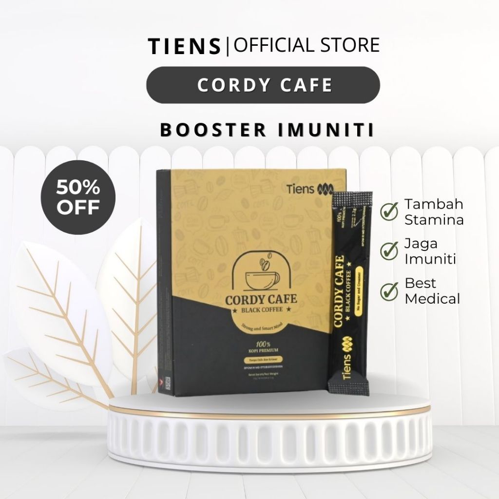 CORDY CAFE BLACK COFFE TIENS ORIGINAL - TAMBAH STAMINA DAN JAGA ...