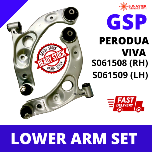 GSP PERODUA VIVA LOWER ARM SET(2pcs) | Shopee Malaysia