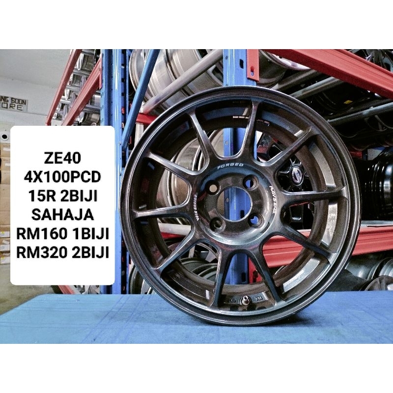 USED SPORT RIM 15 INCH RAYS ZE40 RM160 1BIJI | Shopee Malaysia