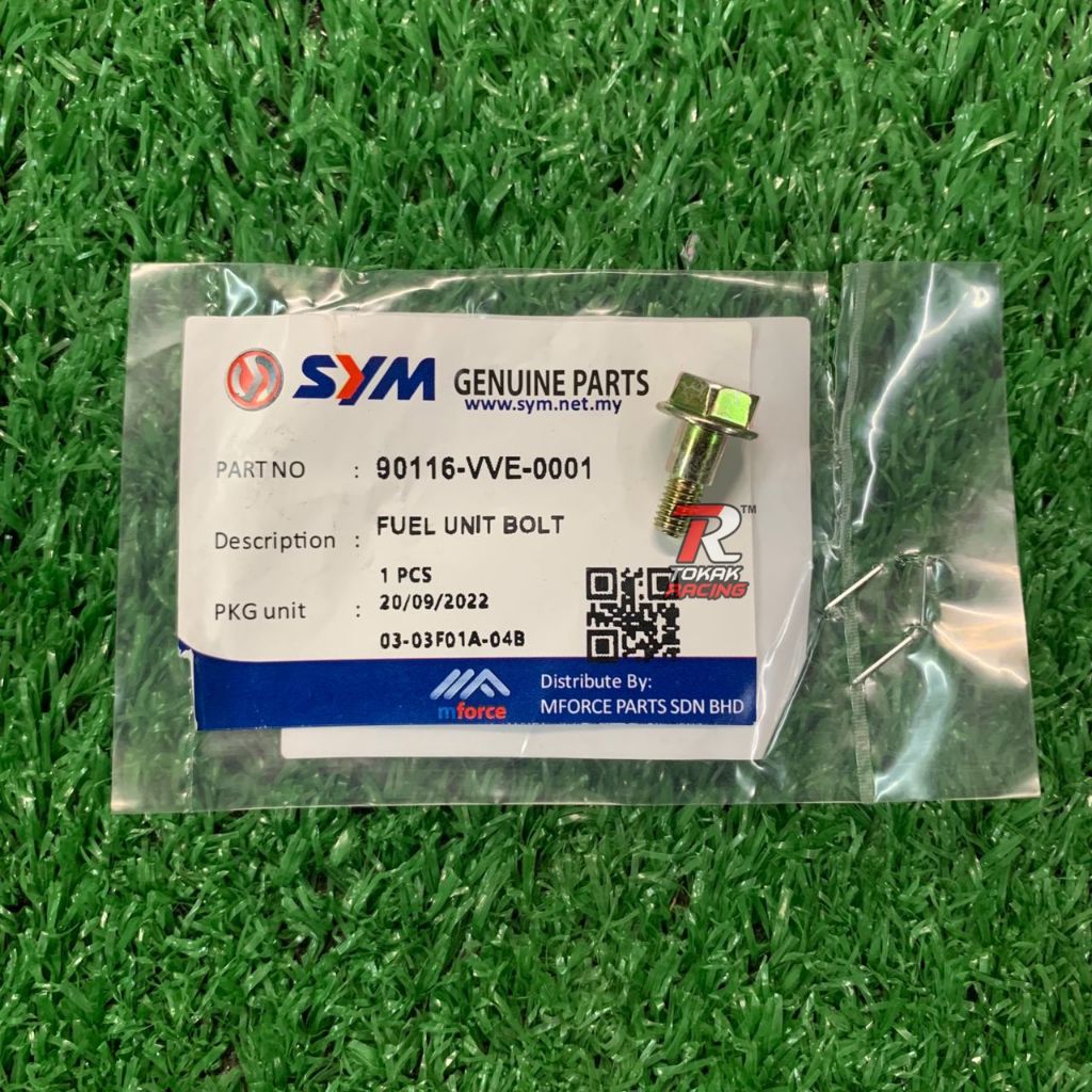 SYM VF3I 185/SPORT RIDER 125 FUEL UNIT BOLT ORIGINAL 90116-VVE-0001 ...