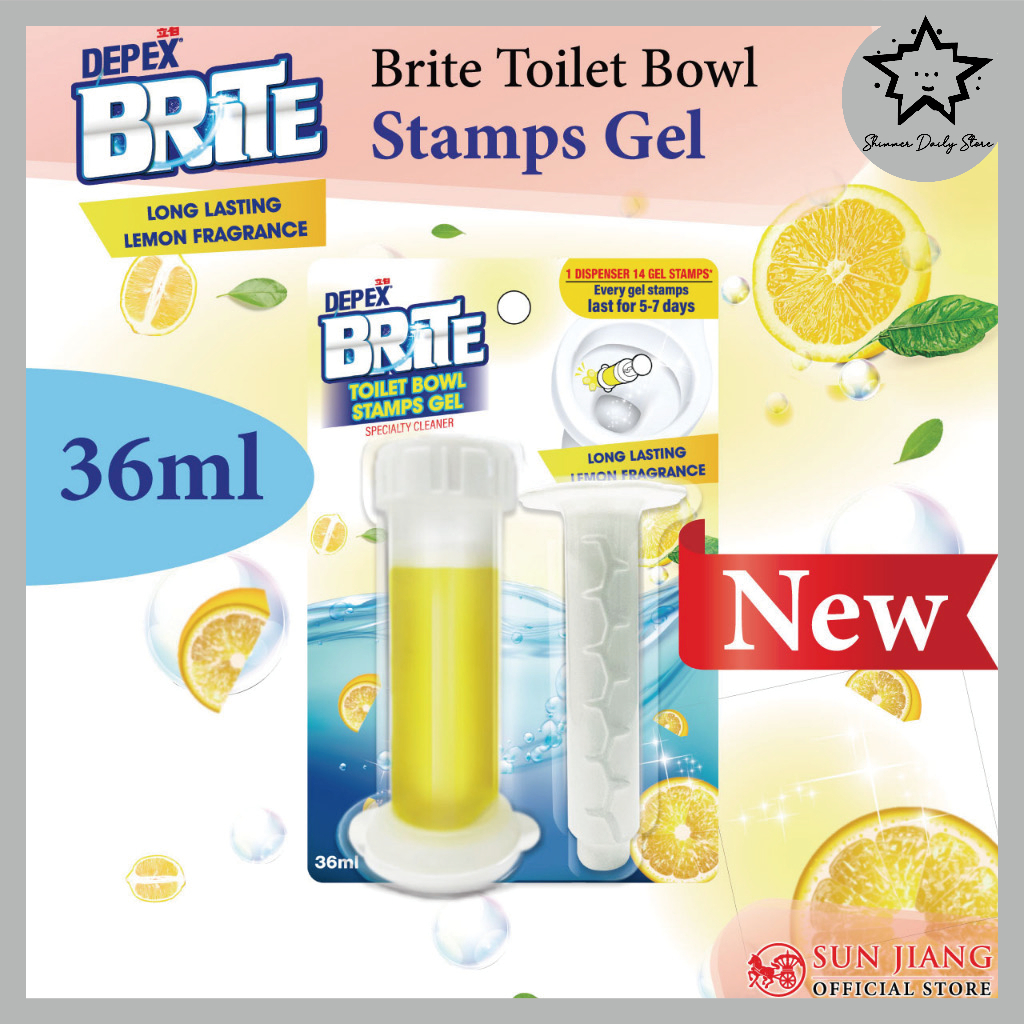 [Ready Stock/Same Day Deliver] Depex Brite Toilet Bowl Stamps Gel - 36ML | Shopee Malaysia
