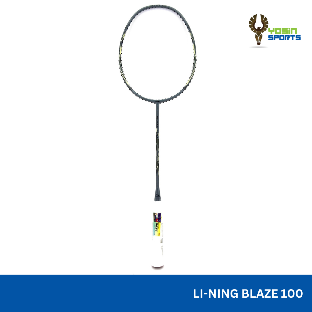 LI-NING BLAZE 100 (78g G6) Badminton Racket + Free String & Grip ...