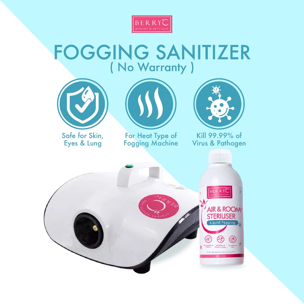 BERRYC Fogging Sanitizer (300ml) Fogging Liquid 消毒喷雾 Disinfectant ...