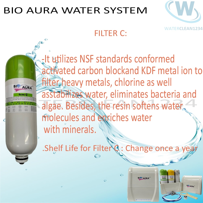 BIO AURA Water System ( Full Set / Filter Cartridge A,B,C,D,E,F ) - Bio ...