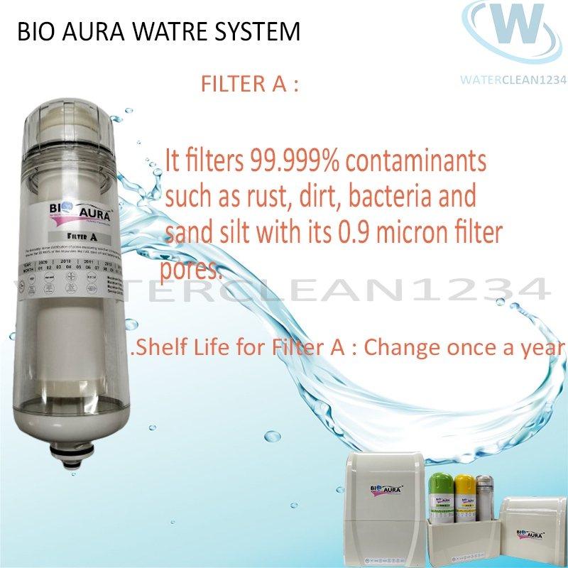 BIO AURA Water System ( Full Set / Filter Cartridge A,B,C,D,E,F ) - Bio ...