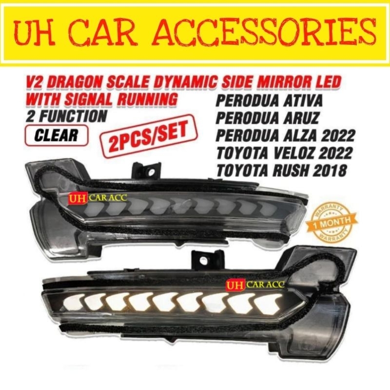 PERODUA ATIVA ALZA ARUZ/TOYOTA RAIZE VELOZ RUSH V2 DRAGON SCALE DYNAMIC ...