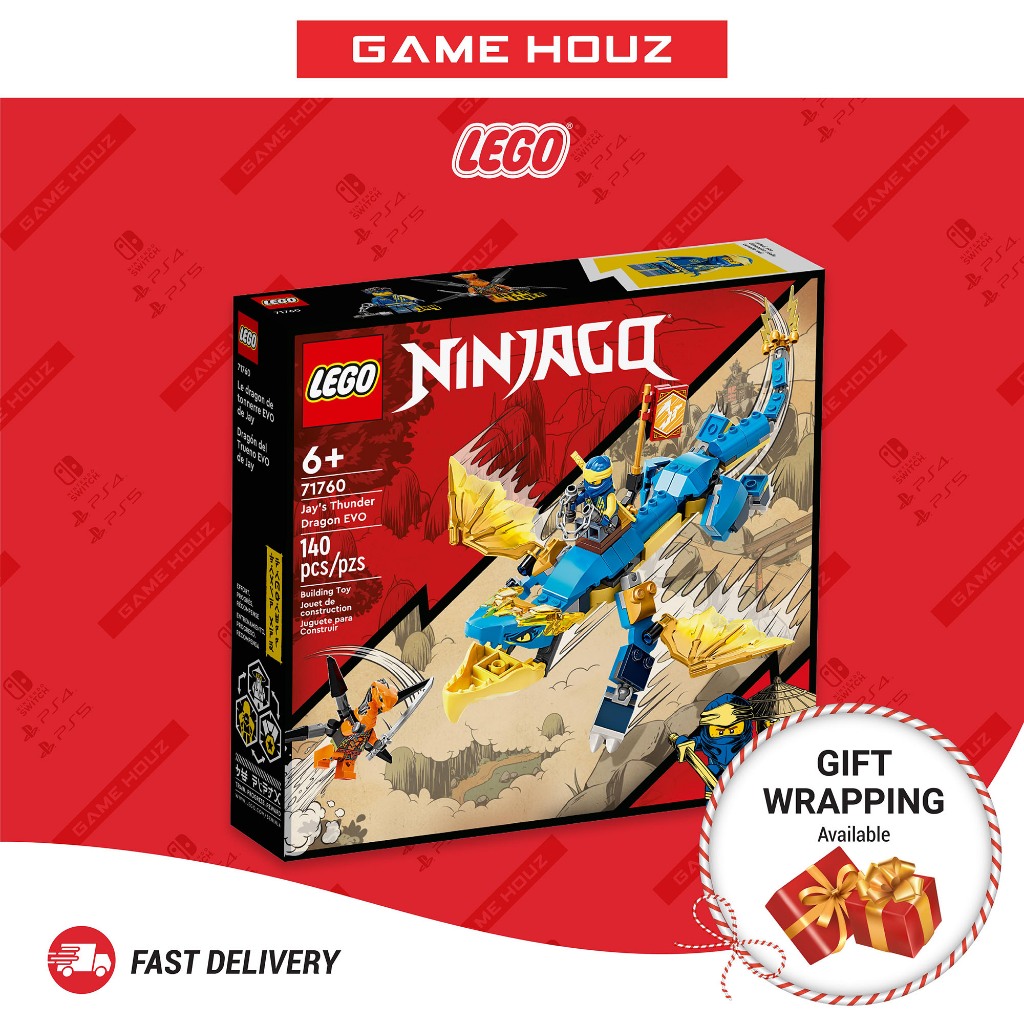 LEGO NINJAGO Jay's Thunder Dragon EVO (LG71760) | Shopee Malaysia