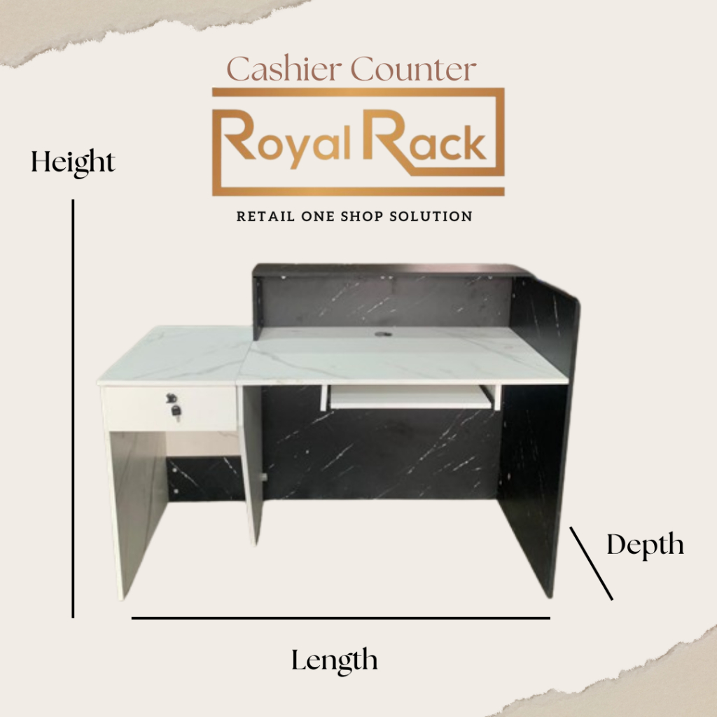 RoyalRack Receiption Counter Cashier Table Commercial Office Computer ...