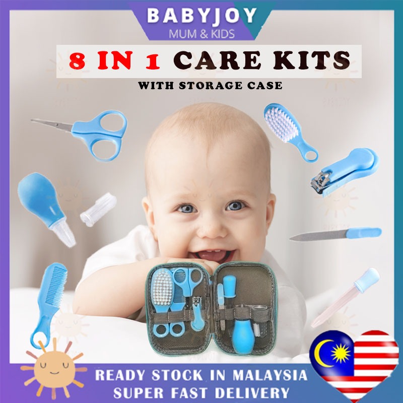 BABYJOY 8in1 Baby Care Kit Baby New Born Set Nail Clipper Baby Grooming ...