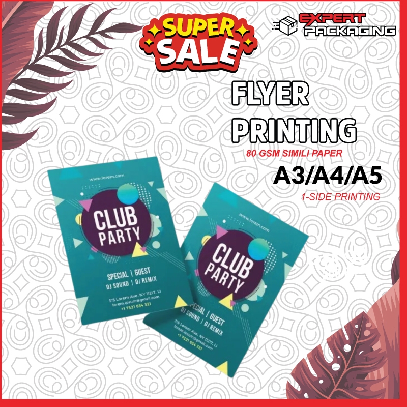 Flyers & Leaflets A3 SIZE (Offset Printing) Low Price in Malaysia, Best Product Malaysia ...