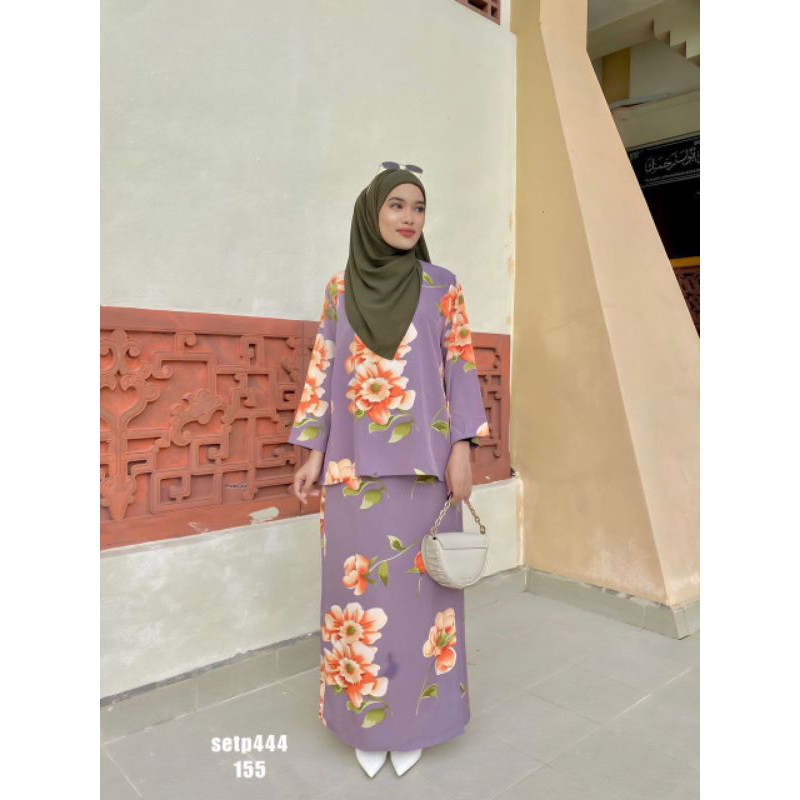 BAJU KURUNG KEDAH BERCORAK RAYA 2024 | Shopee Malaysia