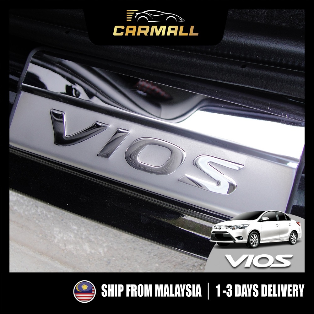Toyota Vios (3rd Gen) Door Step / Scuff Plate Scuff Sill Cover Panel ...