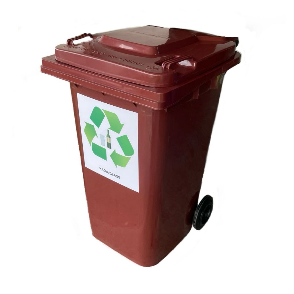 [120L / 240L] Recycle Mobile Garbage Bin / Tong Sampah Beroda Kitar ...