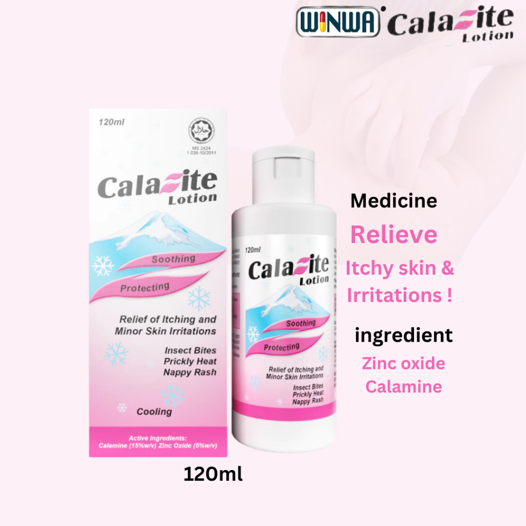 CALAZITE LOTION (calamine lotion) | Shopee Malaysia