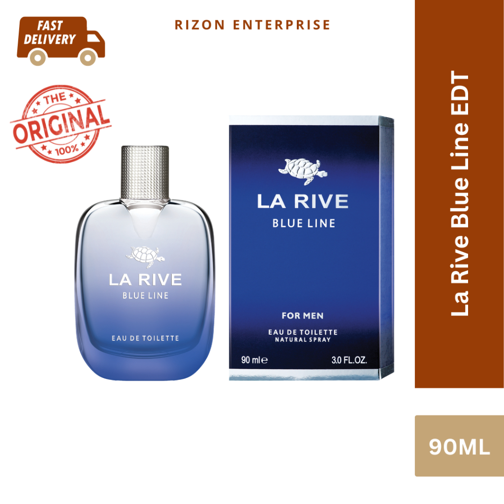 [Original] LA Rive Blue Line EDT 90ML For Men | Shopee Malaysia