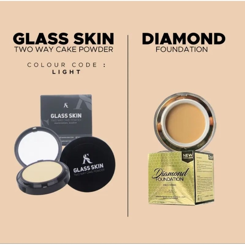 DHERBS MAGIQ DIAMOND FOUNDATION GLASS SKIN COMPACK BY ALIF SYUKRI ...
