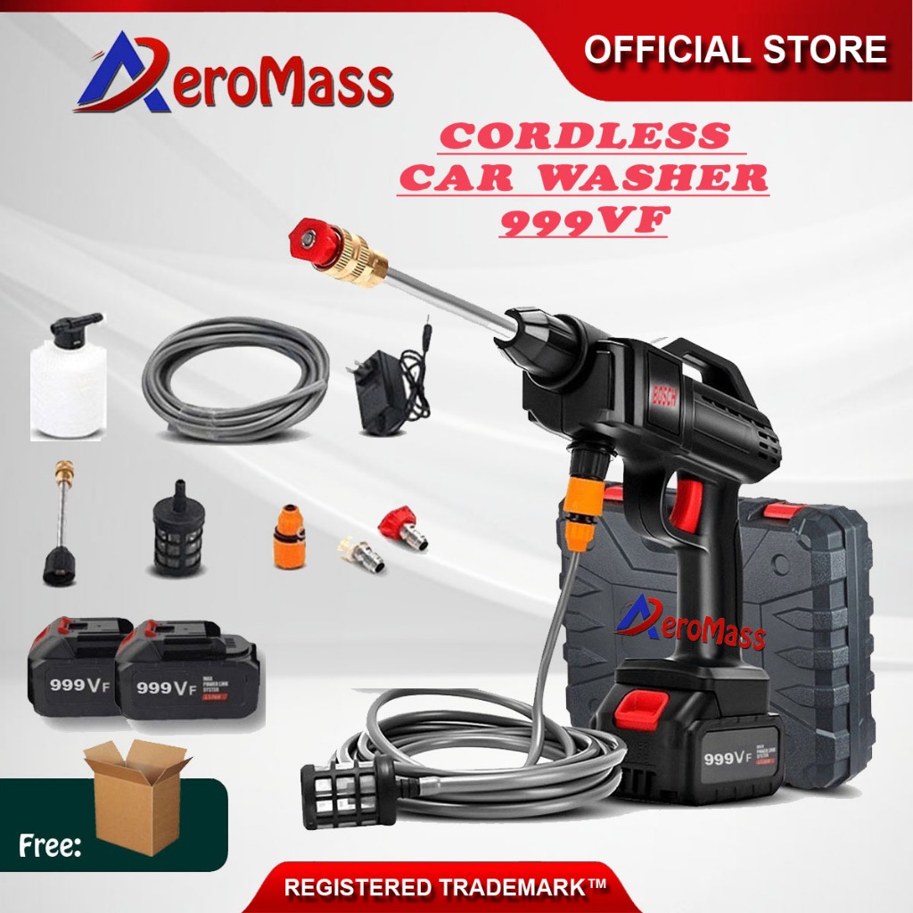 🔥Cordless Water Jet 999VF (10 YearsWarranty)Water Jet Portable Car Wash ...