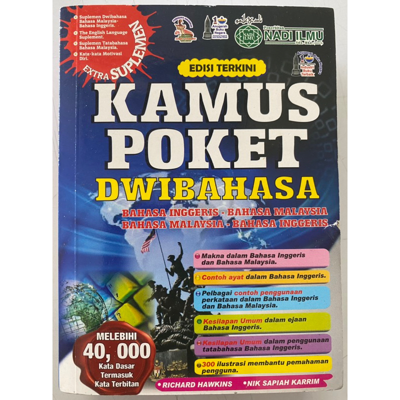 KAMUS POKET DWIBAHASA BM-BI-BM | Shopee Malaysia