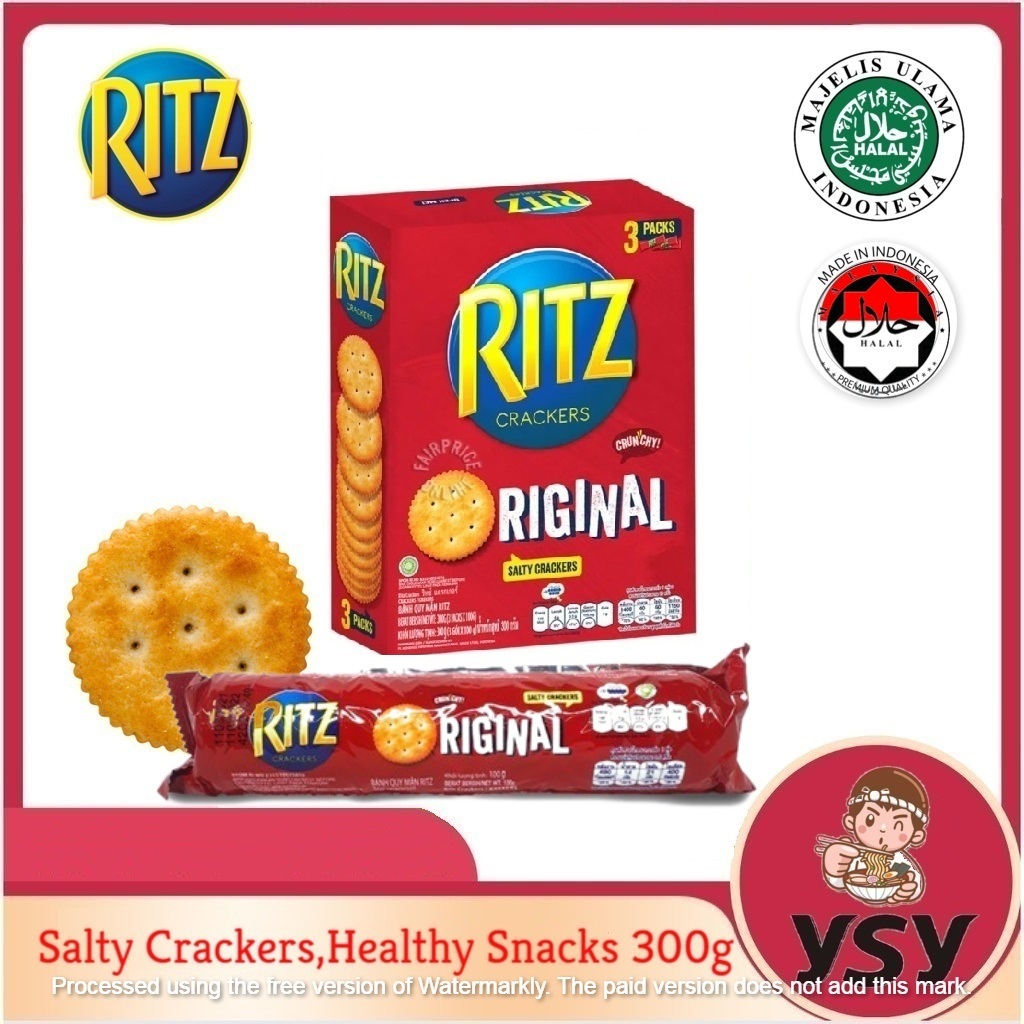 EXP: 8/2025 Ritz Crackers - Original Flavour ,Salty Crackers,Healthy ...