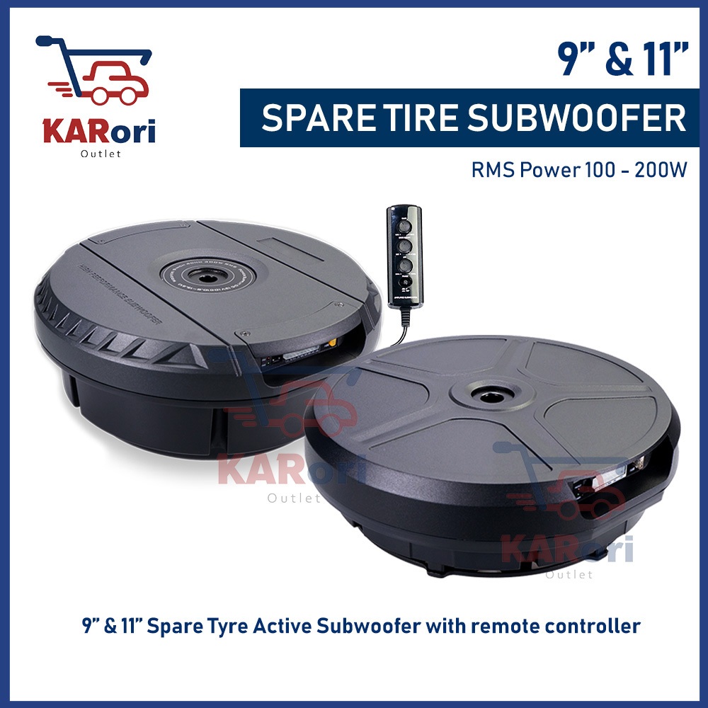 9 INCH SPARE TYRE SUBWOOFER (200W) / 11 INCH SPARE TYRE SUBWOOFER (240W ...