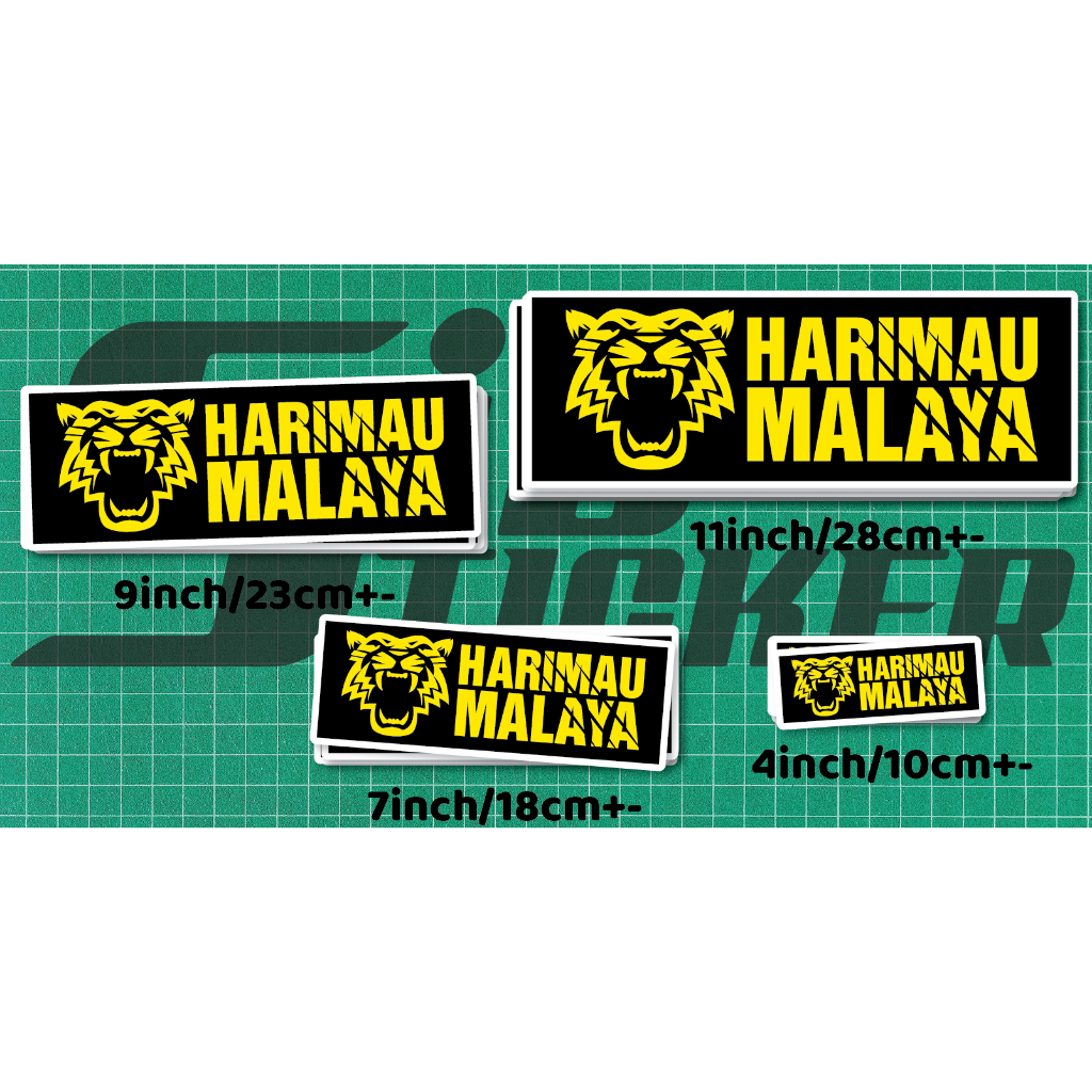 STICKER HARIMAU MALAYA KERETA/STICKER MOTOR/STICKER AKUARIUM/AQUARIUM ...