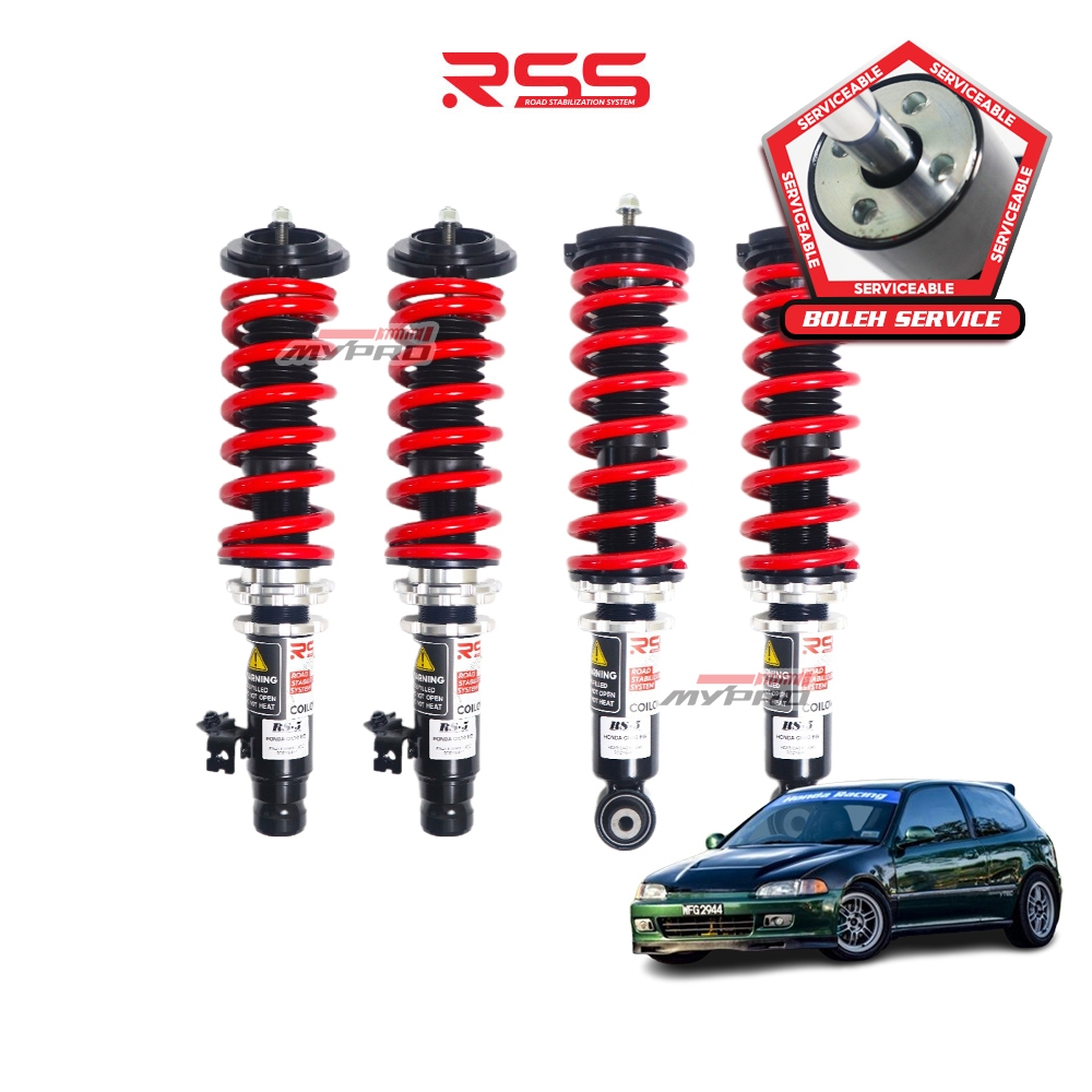 RSS Road Stabilization System Adjustable Absorber Suspension for Honda ...