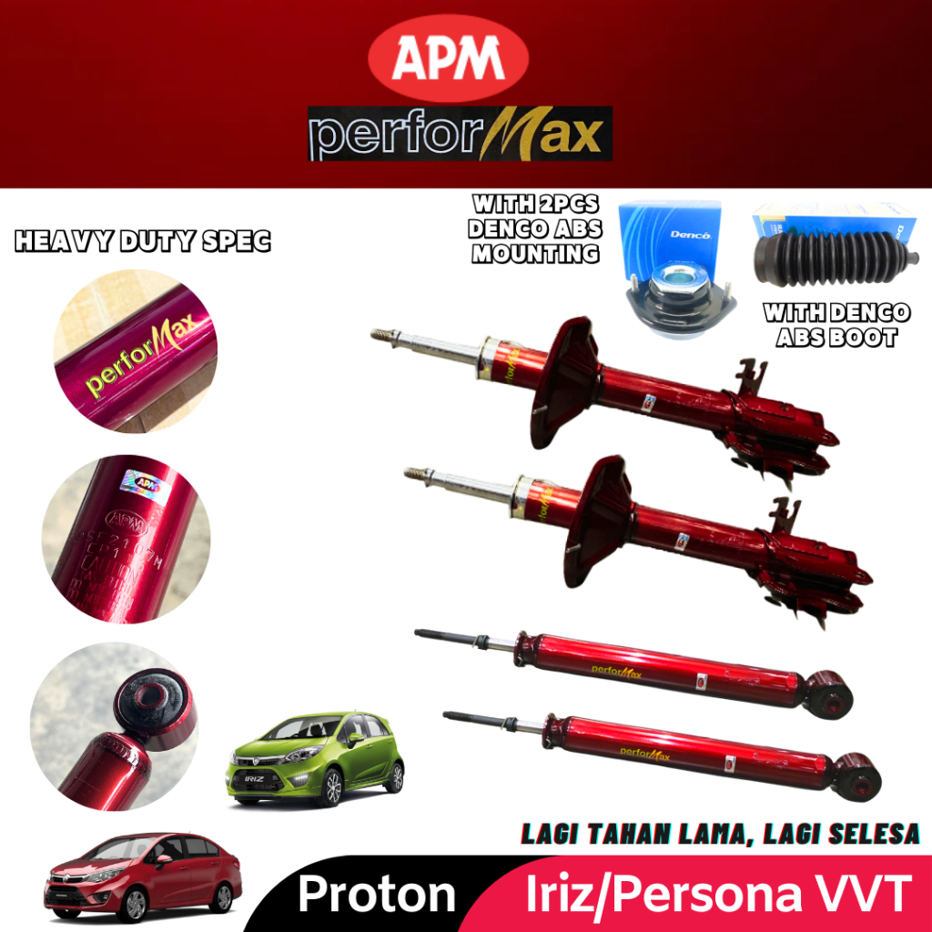 APM Performax Iriz, Persona VVT Heavy Duty Sport Gas Absorber Front ...