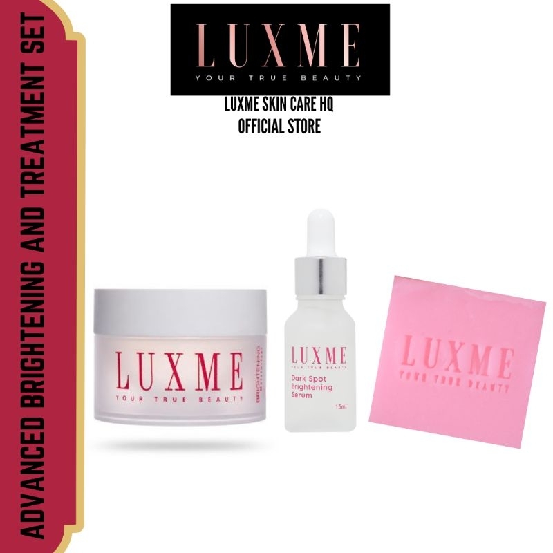 LUXME ADVANCED BRIGHTENING & TREATMENT SET(cream, Soap, Serum) | Shopee Malaysia