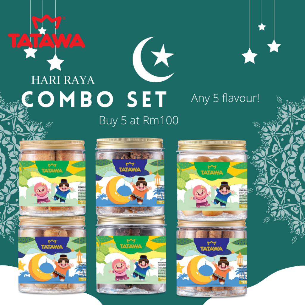 Tatawa Hari Raya Cookies Combo Set Biskut Raya Kuih Raya 2024 | Shopee ...