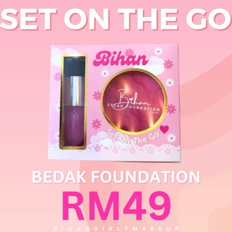 💝READY STOCK💝👉COMPACT FOUNDATION BIHAN MAKEUP | Shopee Malaysia