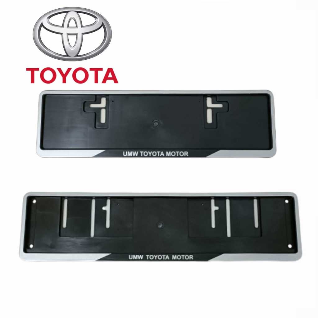 { Free 2pcs Screw } Toyota Number Plate Number Frame Vios Camry Yaris ...