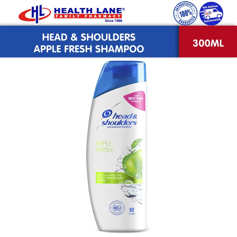 Head & Shoulders Apple Fresh Shampoo (300ml) | Shopee Malaysia