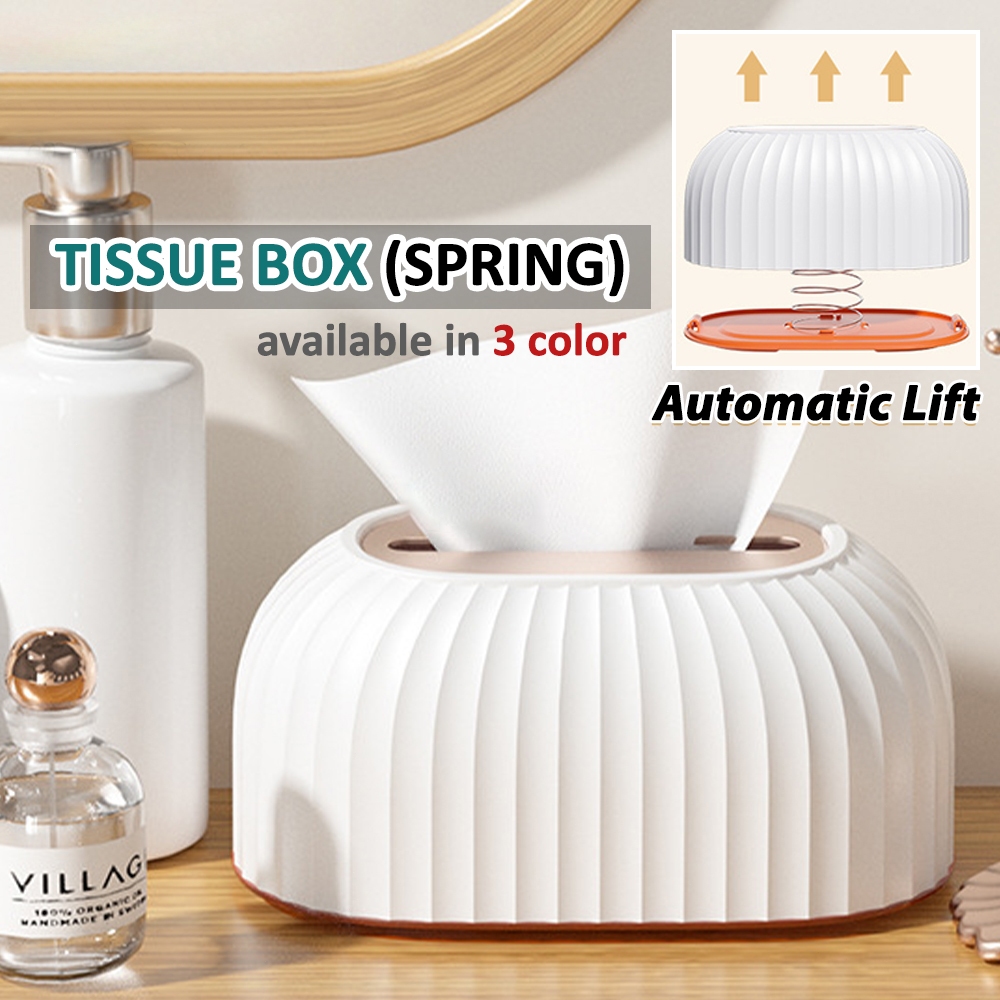 Tissue Box Holder Tissue Holder Toilet Tissue Holder Kotak Tisu Rumah ...