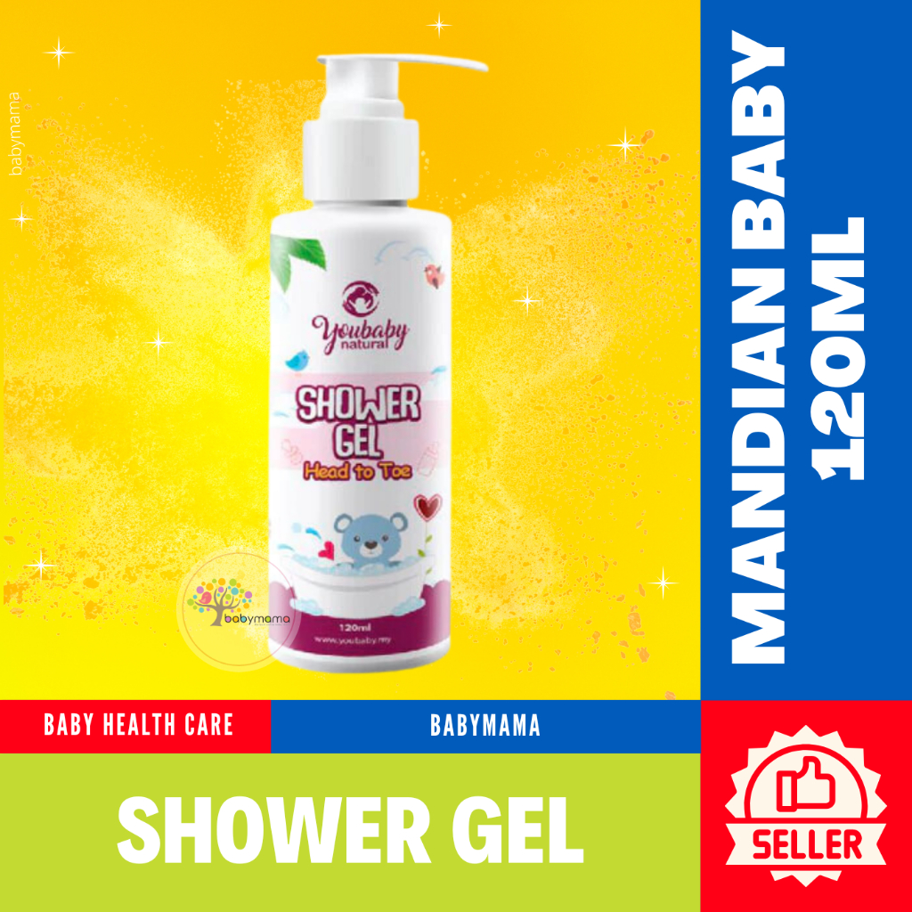 YOUBABY | KEPERLUAN BAYI | BABY SHOWER GEL | MANDIAN BABY 120ML ...