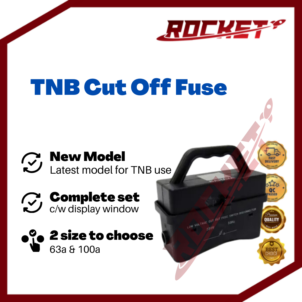 High quality 63A / 100A HANDLE TNB Cut Out Unit c/w Blade Fuse TNB TYPE ...