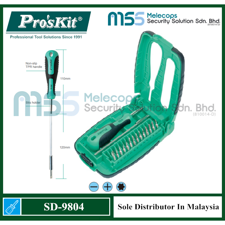 Pro'skit SD-9804 15 In 1 Precision Electronic Screwdriver Set | Shopee ...