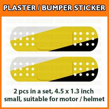 Plaster Sticker / Bumper Sticker - Perak Flag [ Hide Your Scratch ...