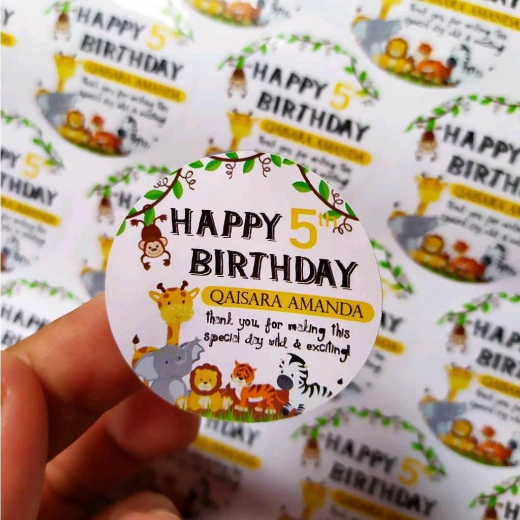 Sticker Birthday Hari Jadi 4cm murah | Shopee Malaysia