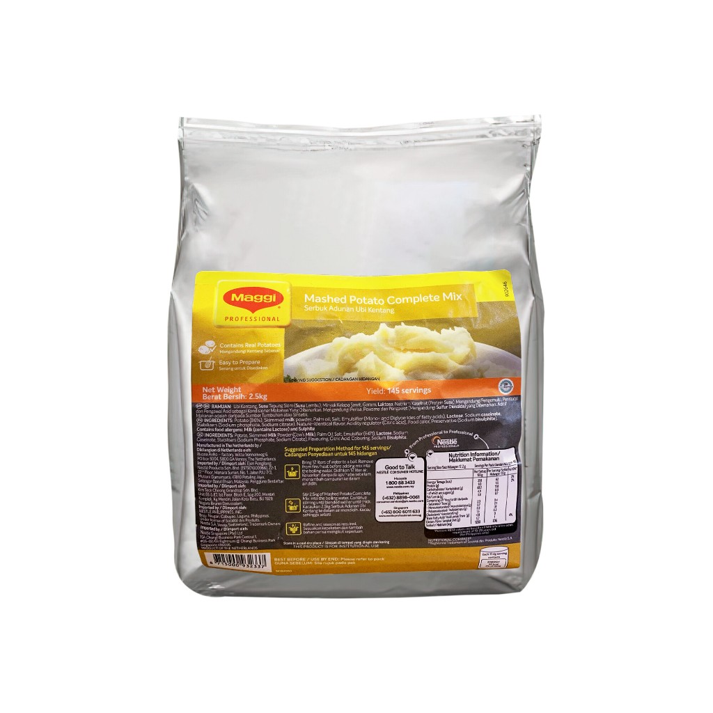 MAGGI MASHED POTATO COMPLETE MIX 2.5KG | Shopee Malaysia