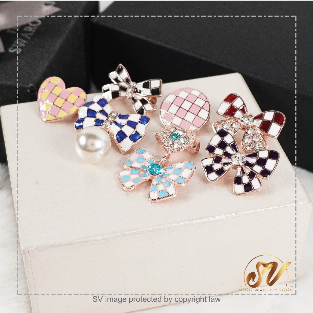 Pin Tudung Pastel Women Cute Mini Brooch Kerongsang Bahu Oil Hijab ...